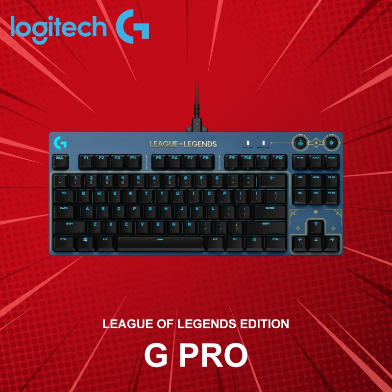 คีย์บอร์ด Logitech รุ่น G Pro League of Legends Edition (ภาษาอังกฤษ ...