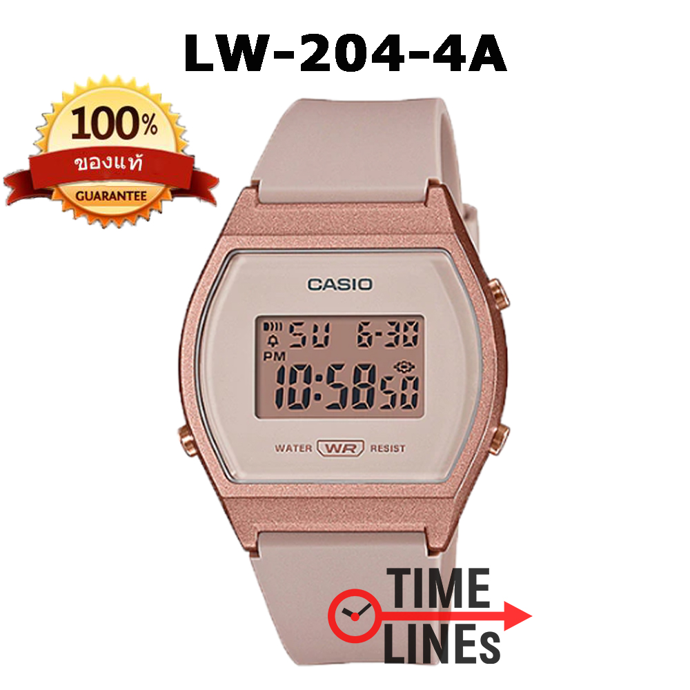 CASIO ของแท้ รุ่น LW-204 LWA-300H นาฬิกา สายเรซิ่น พร้อมกล่องและรับ ...