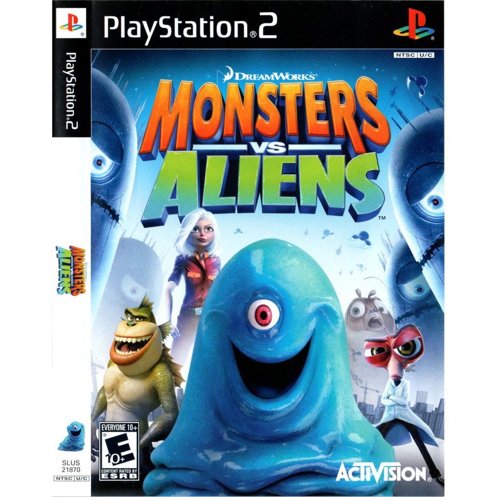 แผ่นเกมส์ Monsters vs. Aliens PS2 Playstation2 คุณภาพสูง ราคาถูก ...