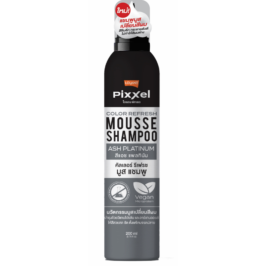 Lolane Pixxel Color Refresh Mousse Shampoo 200ml โลแลน พิกเซล คัลเลอร์ ...