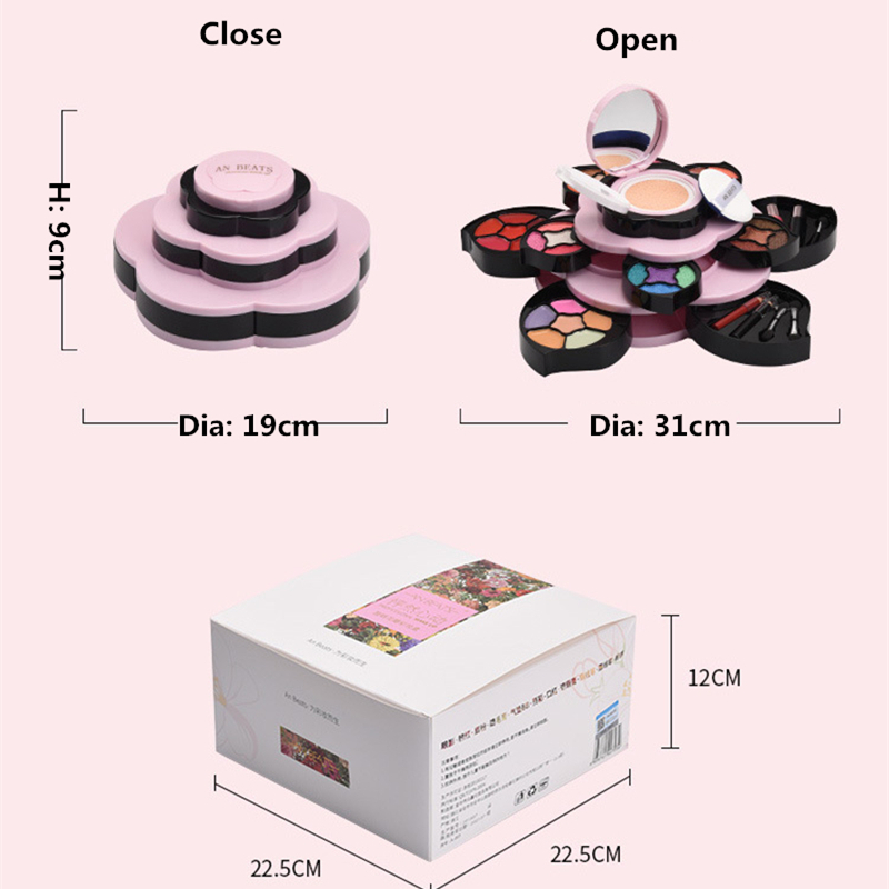 New High Quality Middle Rose Makeup Kit,Fashion Cosmetic Set ...