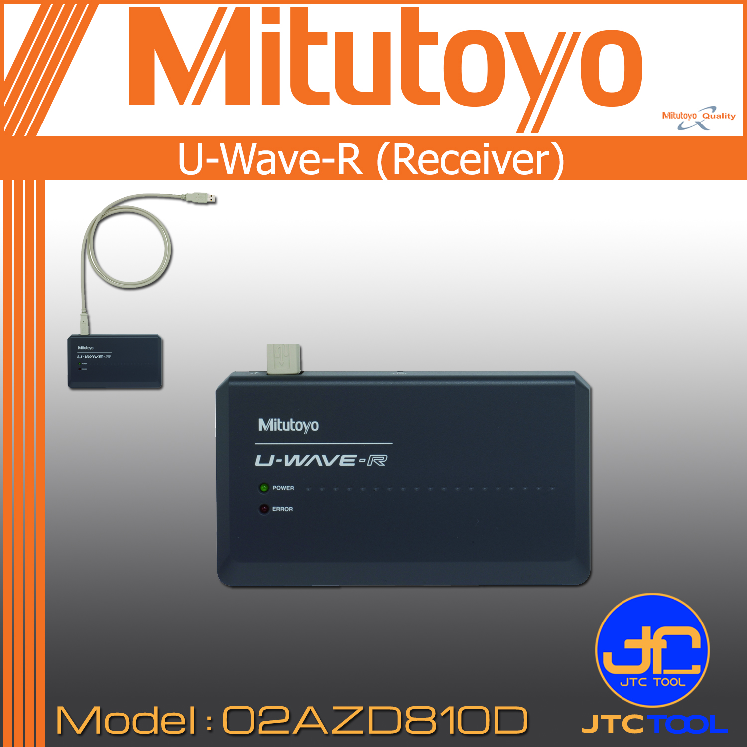 Mitutoyo เครื่องรับสัญญาณแบบไร้สาย รองรับเครื่องมือ 99เครื่องมือ รุ่น ...