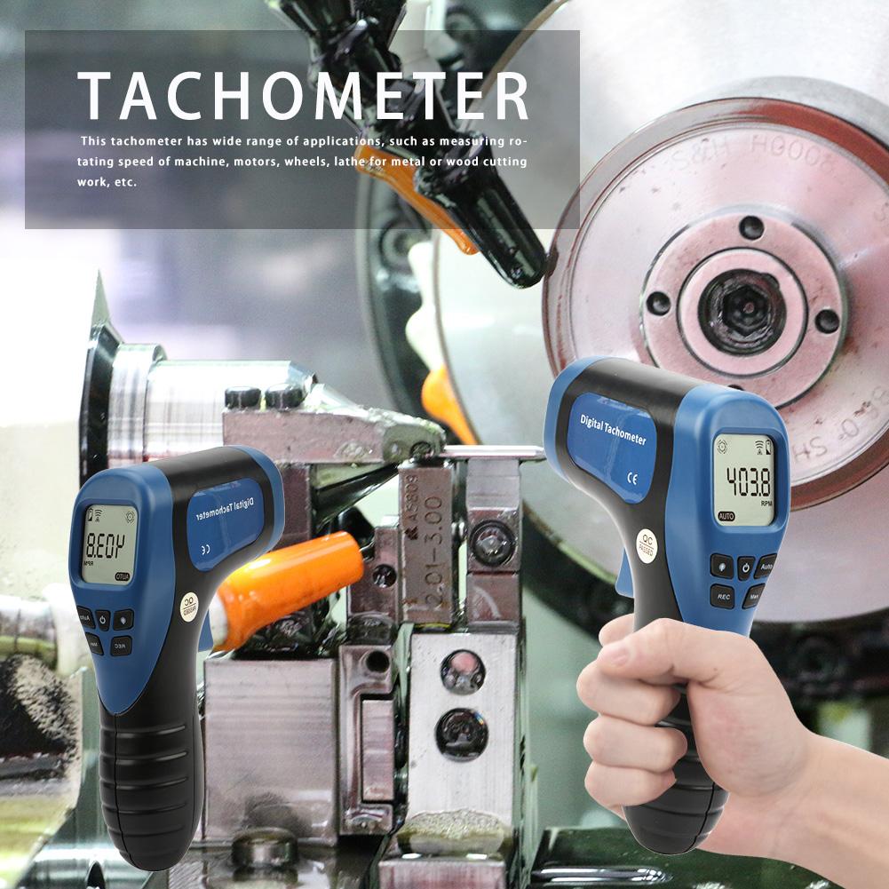 TL-900 Tachometer Laser Digital Tachometer Non-Contact Measuring Range ...