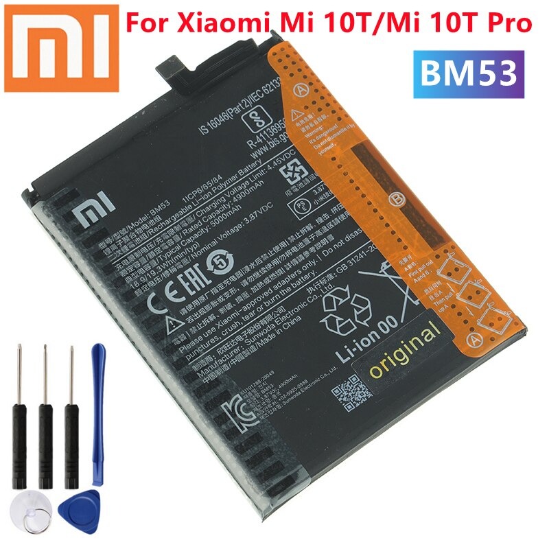 แบตเตอรี่ แท้ Xiaomi 10T 10T Pro BM53 แบต Xiaomi 10T Mi10T Pro Mi10T ...