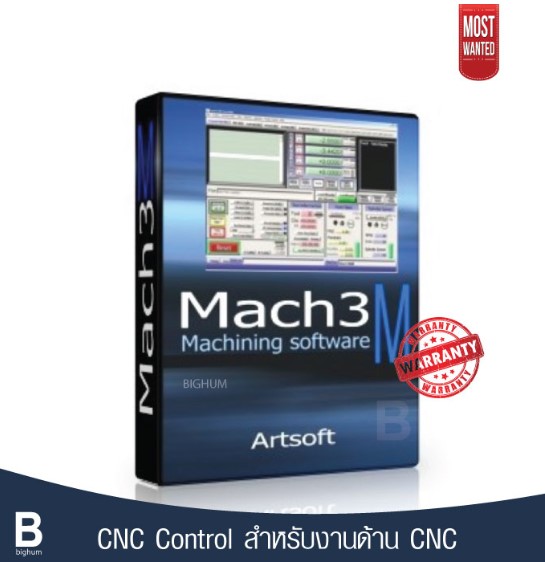 Mach3 Artsoft CNC Control Full video install included ( Windows ) ( ทัก ...