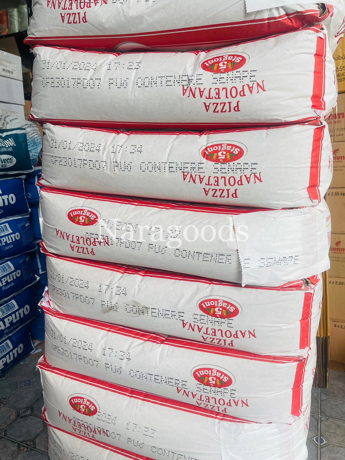 แป้งพิซซ่า PIZZA FLOUR 25 KG./ BAG แป้งพิซซ่า ขนาดกระสอบ 25 กิโลกรัม ...