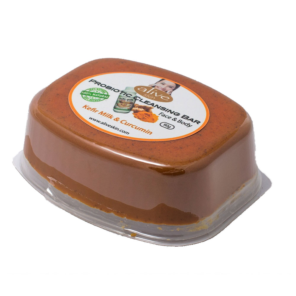 สบู่ขมิ้น Kefir Cleansing Bar Turmeric Curcumin 90g | Lazada.co.th