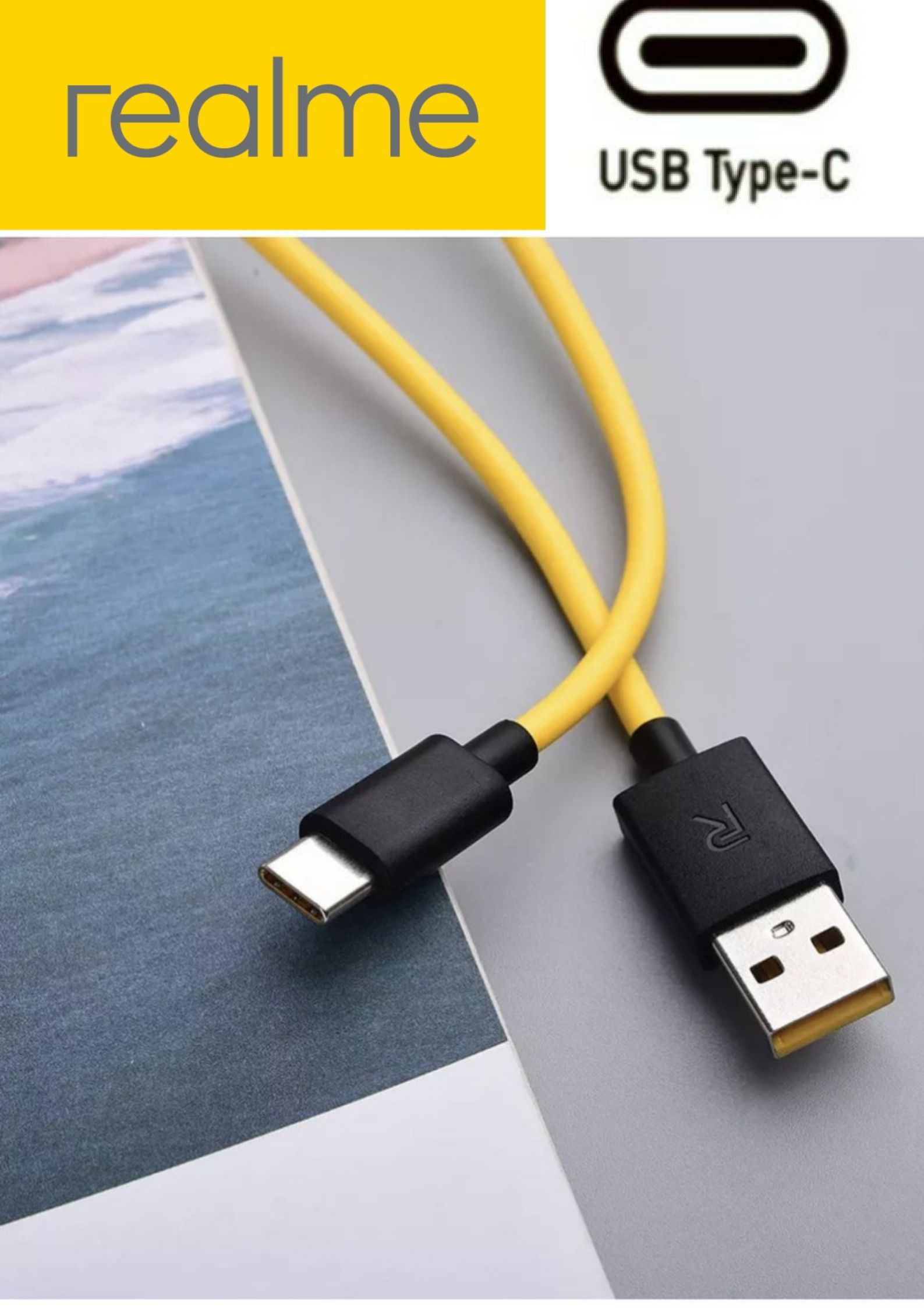 สายชาร์จ Realme Type C สายชาร์จโทรศัพท์มือถือชาร์จเร็ว สายแข็งแรงทนทาน ...