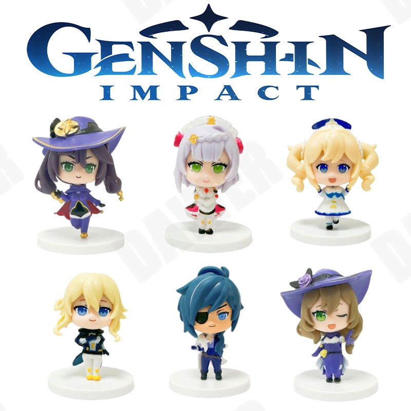 โมเดลฟิกเกอร์ อนิเมะ Genshin Impact Vol 3 Barbara Noelle Mona Kaeya ...