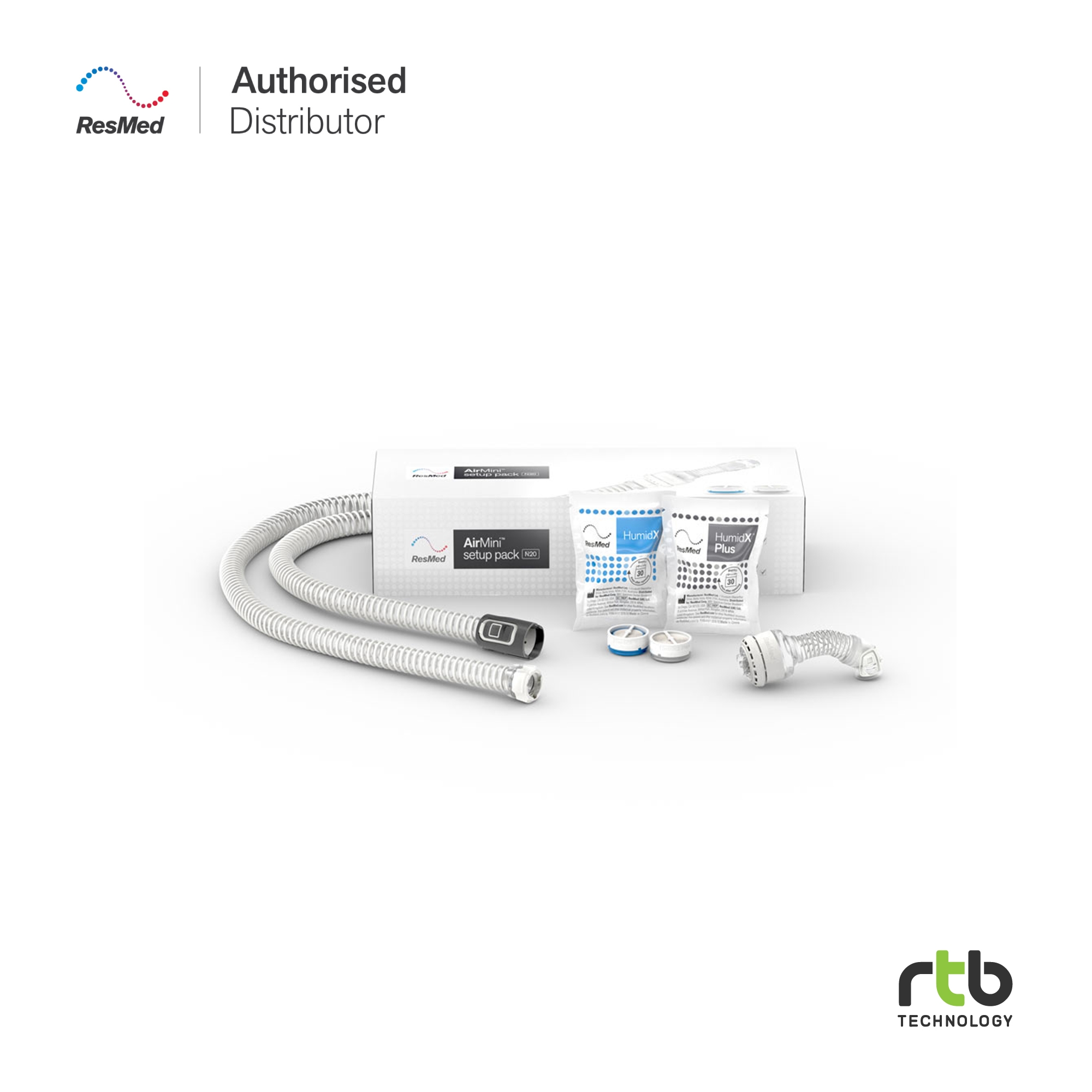 ResMed Auto CPAP Machine Set รุ่น AirMini ™ Autoset + Tubing N20 Setup ...