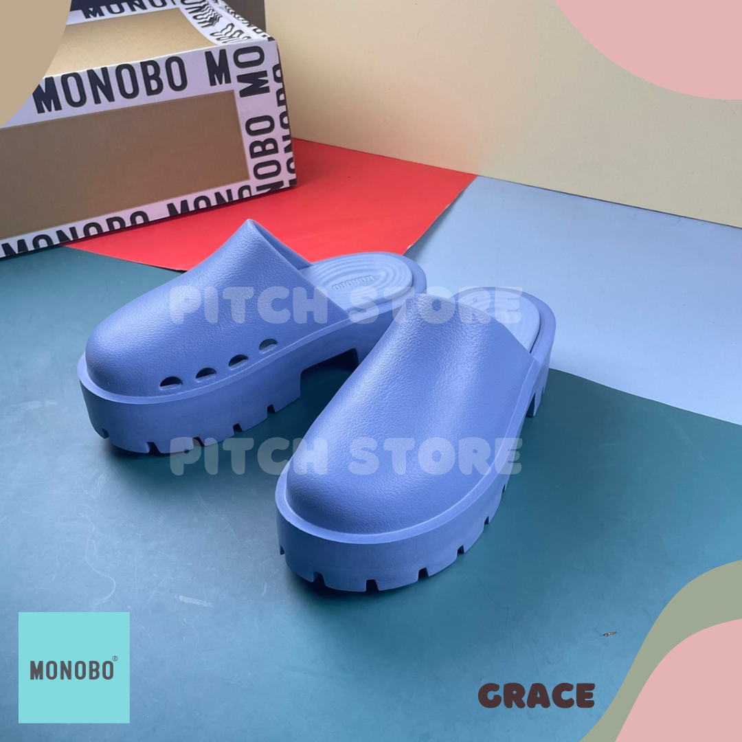 Monobo รองเท้าแตะแบบสวมส้นสูงผู้หญิง รุ่น Grace (5-8) | Lazada.co.th