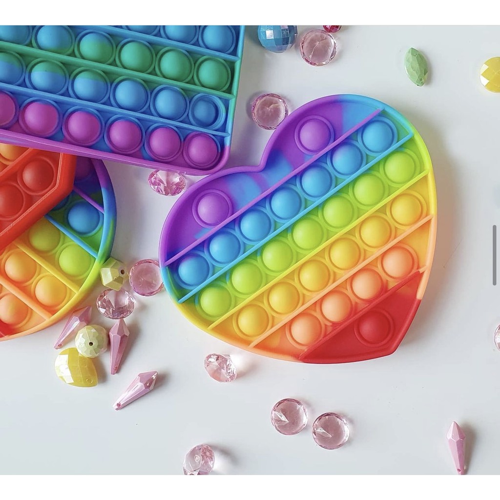Pop it Pop itยักษ์ถูกๆ 20cm Pop it Bubble Fidget Toy ของเล่นบับเบิ้ลกด ...