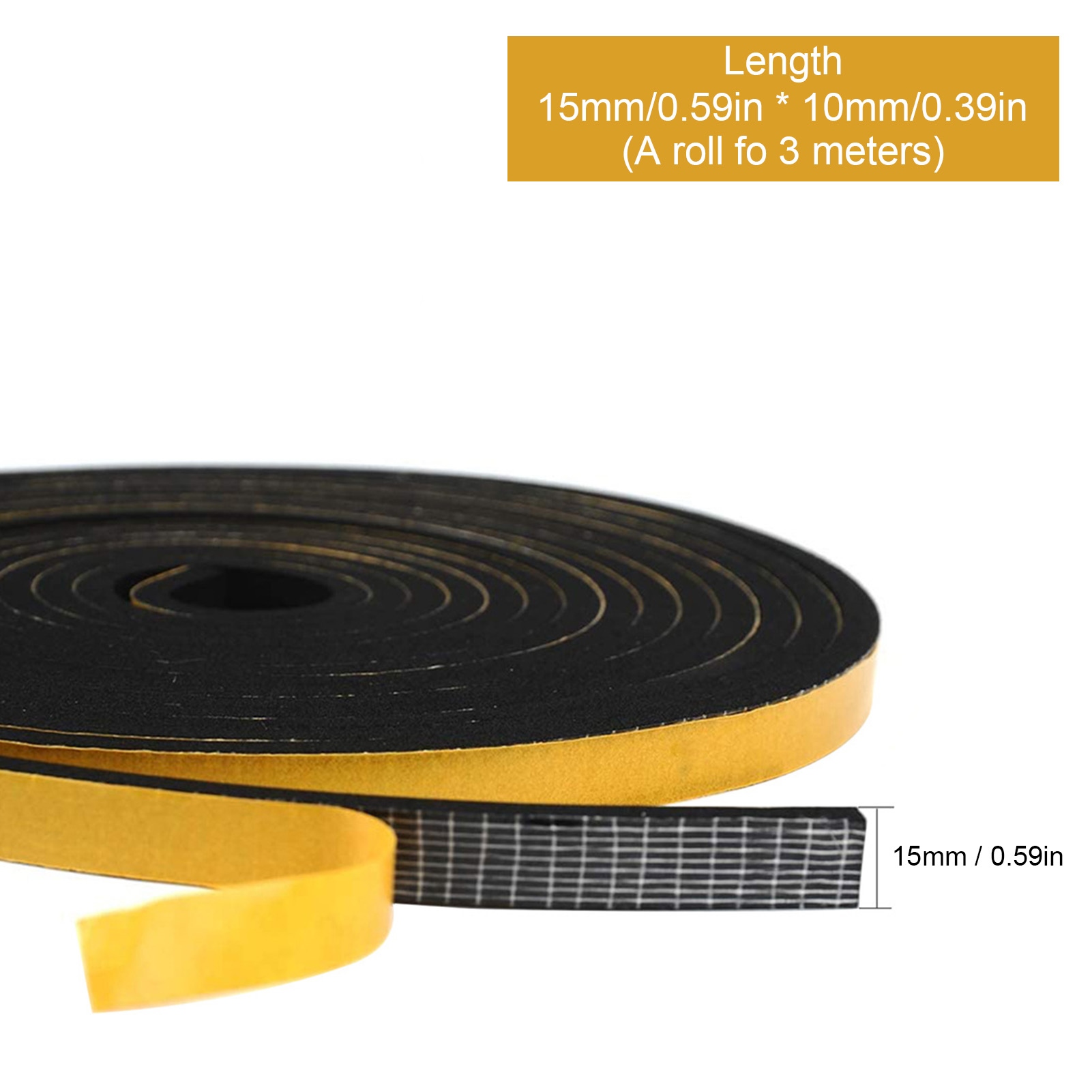 3m Window Sealing Strips Windproof Sound Proof Door Weather Stripping ...