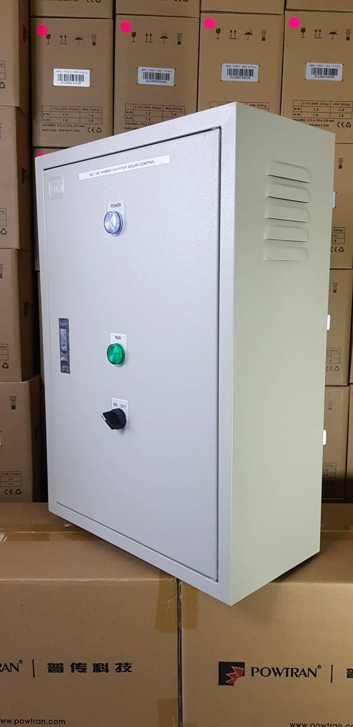 SOLAR PUMP INVERTER POWTRAN (HYBRID) PI500A-S 5R5G3 5.5KW 7.5HP 380VAC,(250-800VDC)300-400W (8 ...