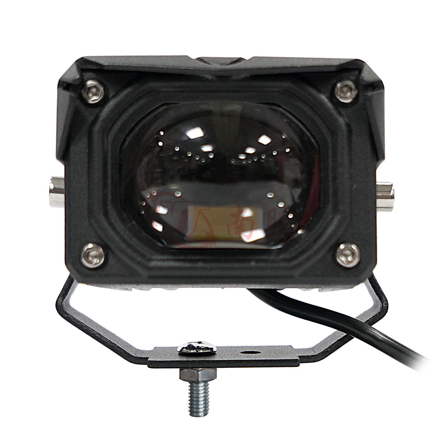 3 นิ้วสี่เหลี่ยม LED50W ปืนใหญ่เหล็กขนาดเล็กไฟทำงานไฟรถไฟสปอร์ตไลท์ดัดแปลงไฟรถเปลือกไฟรถ ...