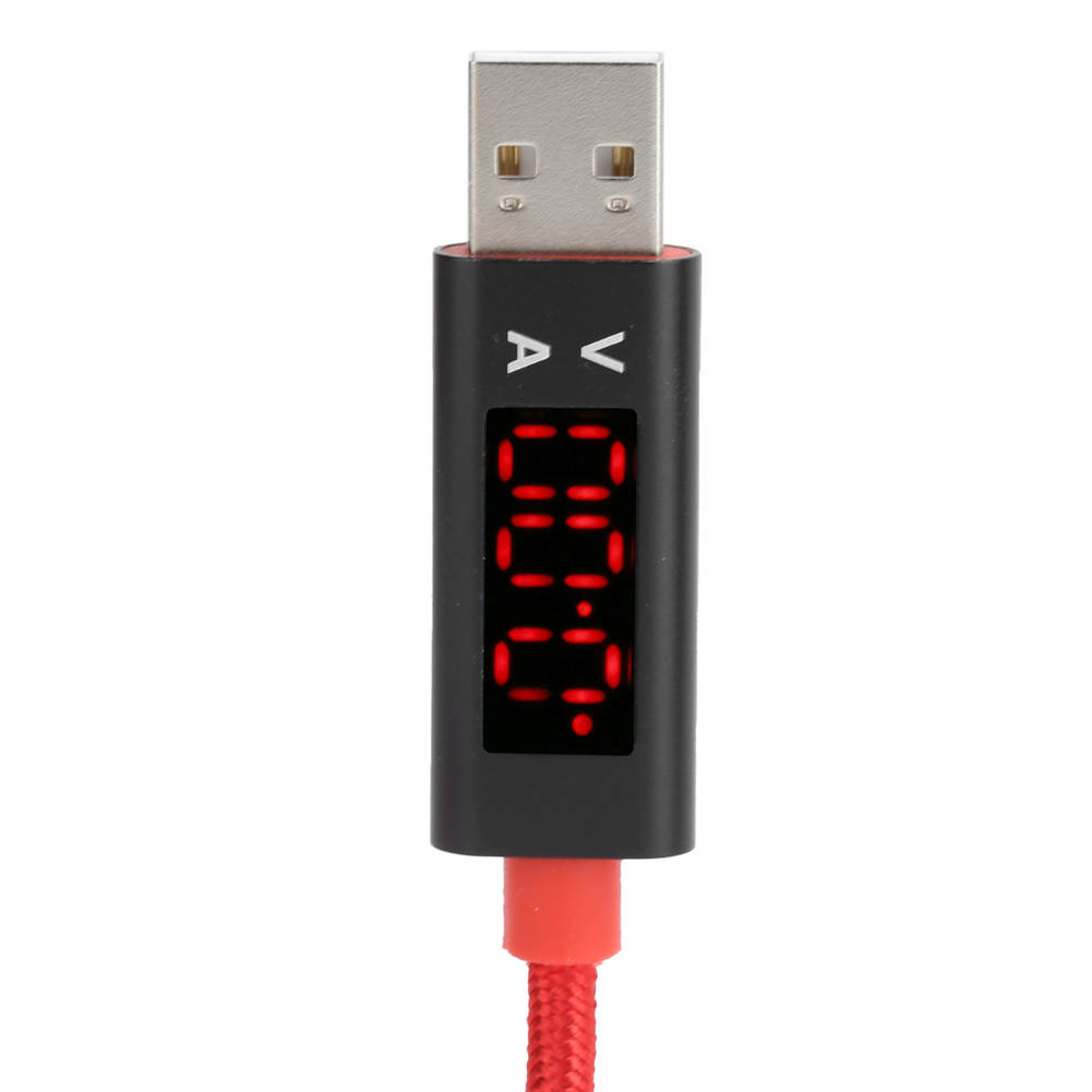 3A Fast Charging Cable Braided USB to Type C Charger Cord with LED ...