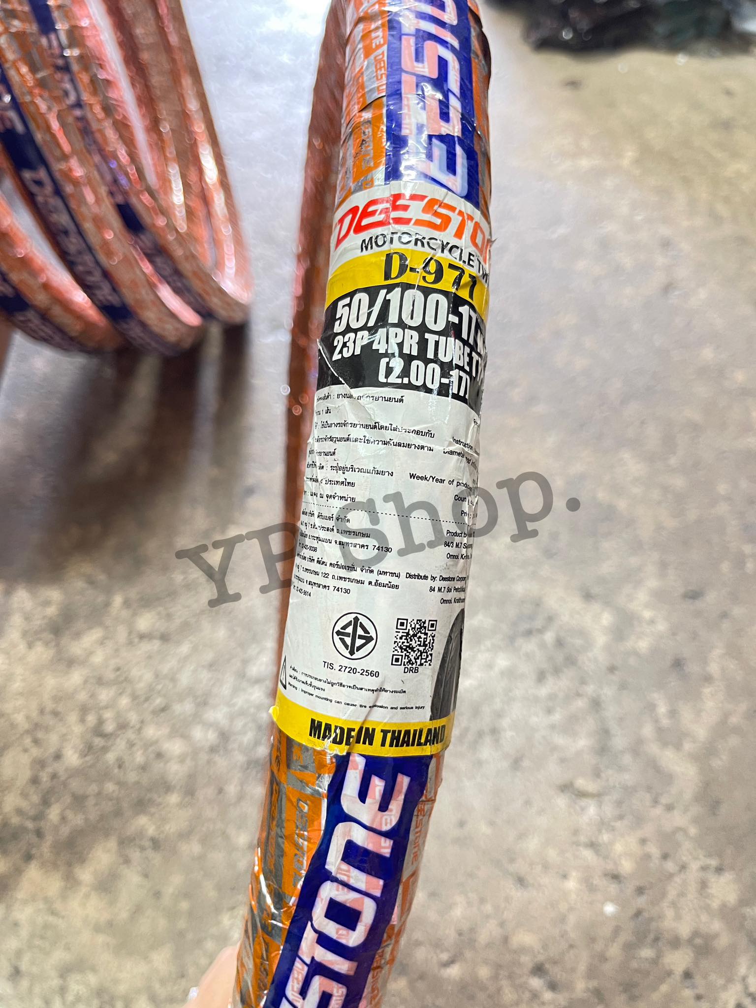 DEESTONE ดีสโตน ยางนอกมอเตอร์ไซค์ ลายไฟ D977 ครบเบอร์ ยางไทย เนื้อดี มาตรฐานโรงงานไทย ราคาเพื่อ ...
