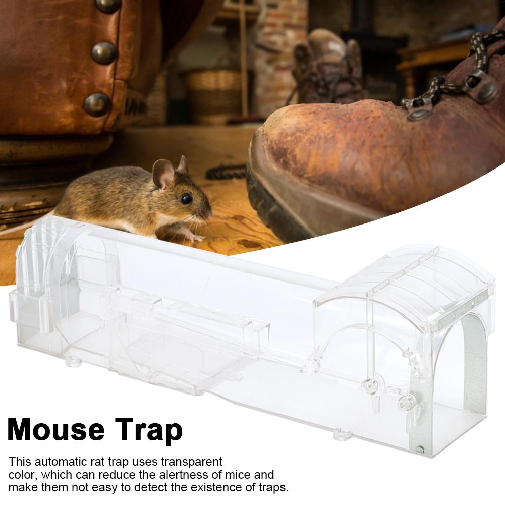 【จัดส่งฟรี】Mouse Trap Cage, Automatic Wear Resistant Human Mouse Trap ...