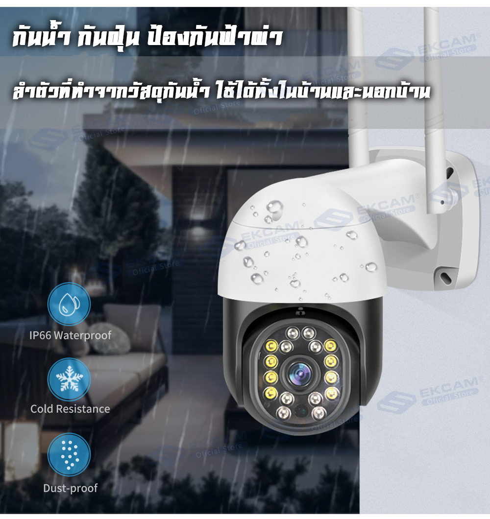 โปรโมชั่น????ชัดเจนมาก!! กล้องวงจรปิด wifi 3ล้านพิกเซล Wifi PTZ กล้อง ...