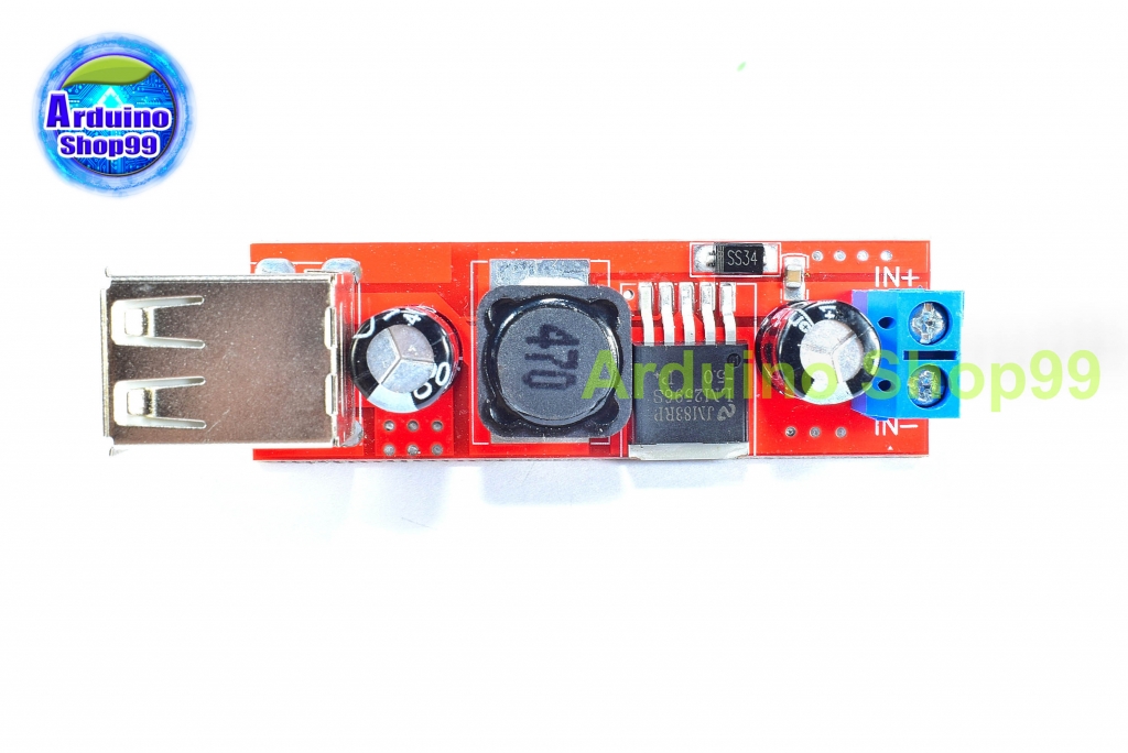 Dual USB Step-Down input 9V/12V/24V/36V output 5V DC-DC 3A - As99shop ...