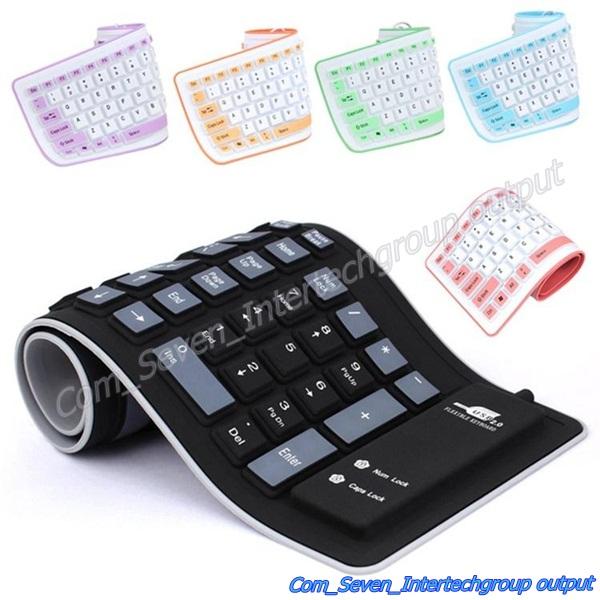 คีย์บอร์ดยาง Keybaord USB กันน้ำ ม้วนเก็บได้ แป้นพิมพ์ไทยอังกฤษ - Com_Seven_Intertech_Group ...