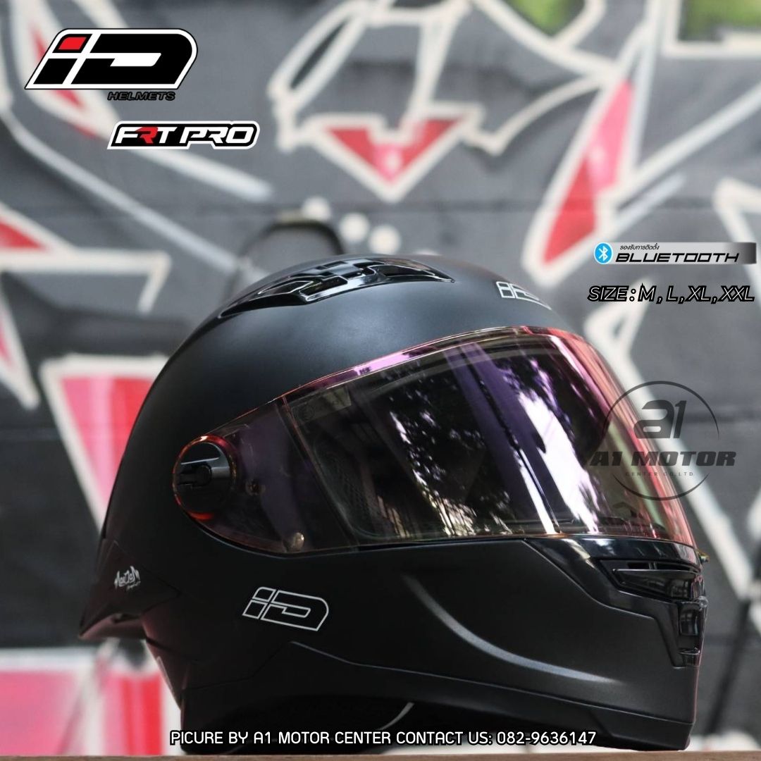 หมวกกันน็อคเต็มใบ ID HELMET รุ่น FRT PRO ใหม่ล่าสุด 2023 ทรงสปอร์ตสุด ...