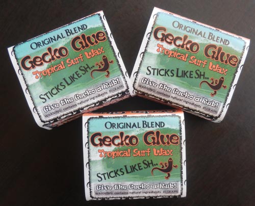Gecko Glue Surf Wax-Tropical-3 pack of Surfboard Wax - Surf and Skate ...