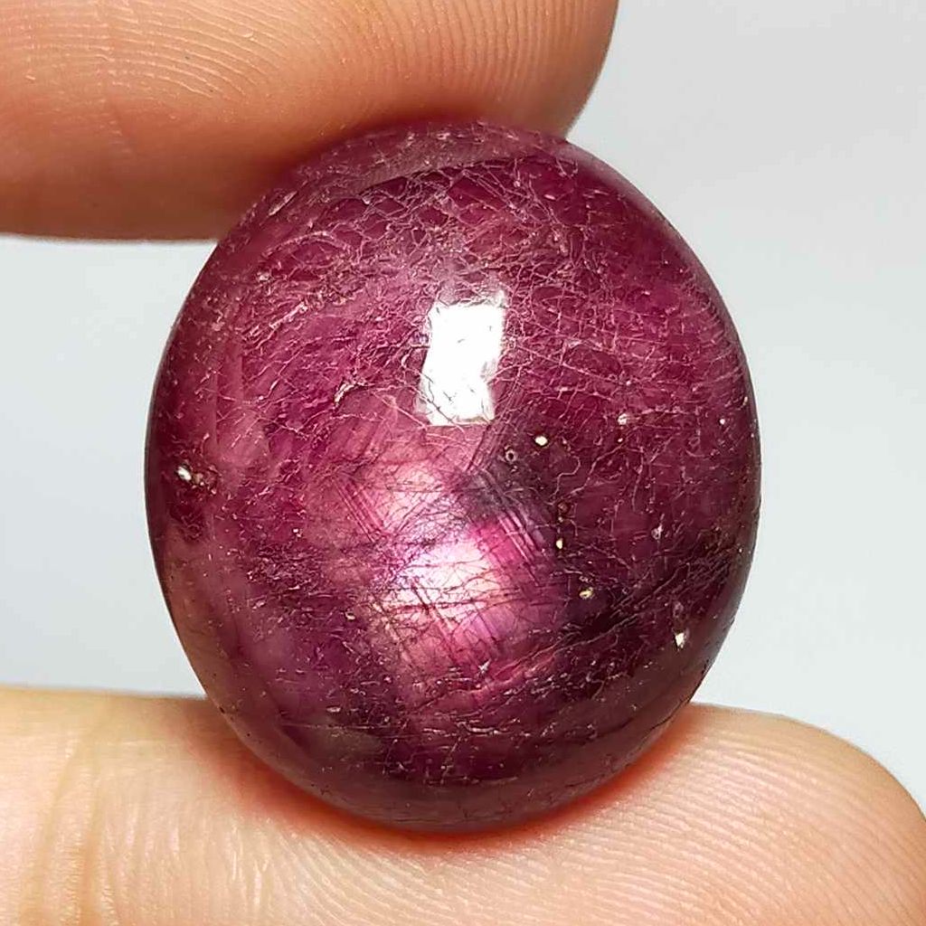 พลอย ทับทิม สตาร์ ธรรมชาติ แท้ ( Natural Ruby ) 46.39 กะรัต | Lazada.co.th