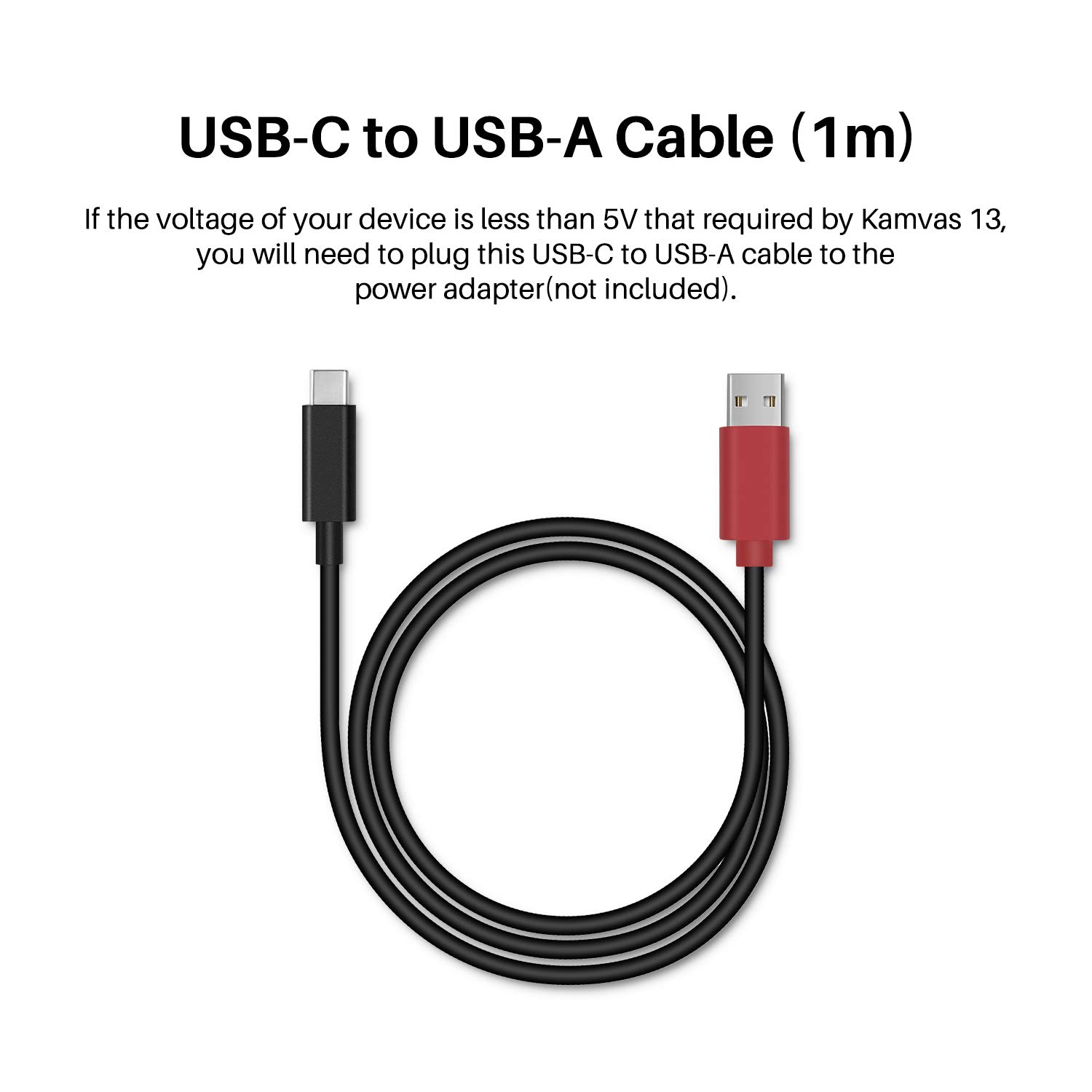 Huion Full-Featured Type-C Cable USB-C to USB-C Cable(3.2FT) USB-C to ...