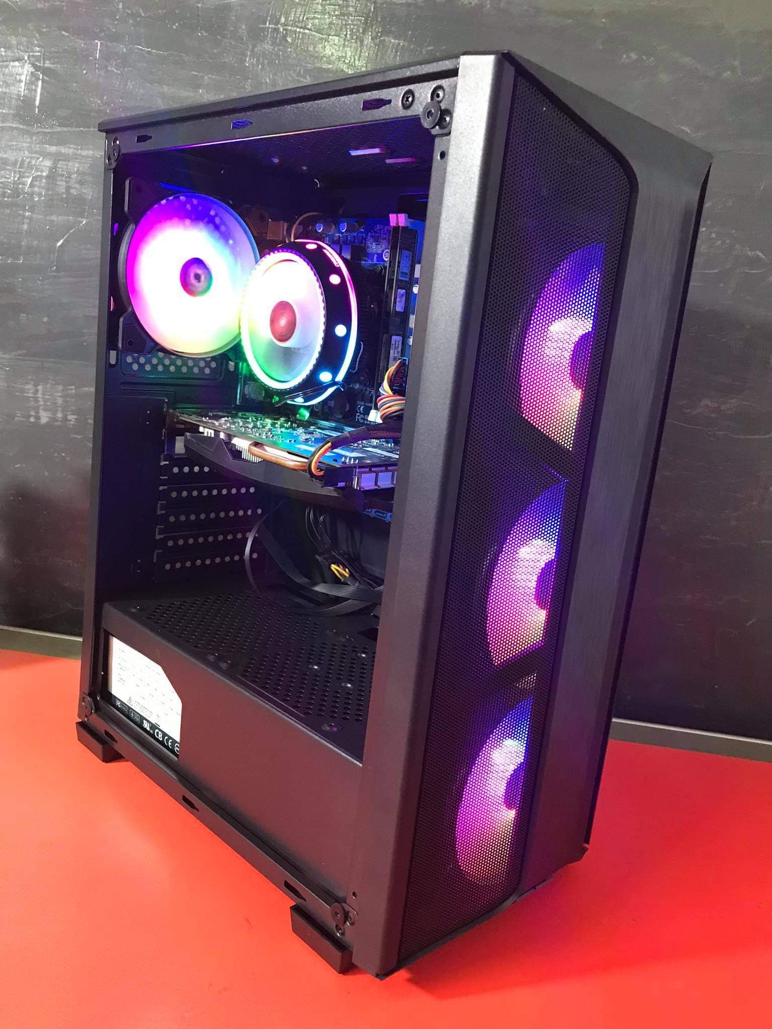 คอมพิวเตอร์ CPU I5 RAM 8 GTX 1050TI OC 4GB CASE RGB Five M ลื่นๆ เล่นทุกได้เกมส์บนโลก สตรีมเกมส์ ...