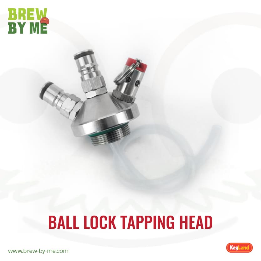 Ball Lock Tapping Head with Silicone Dip Tube สำหรับ Mini Keg จาก ...