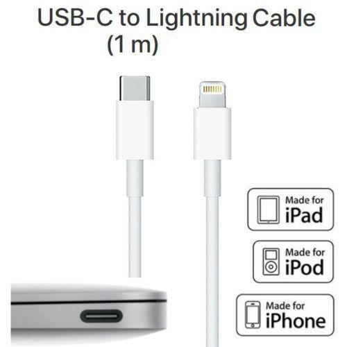 USB 3.1 Type-C USB-C to Lightning Data Charging Cable For iPhone 6 6s 7 ...