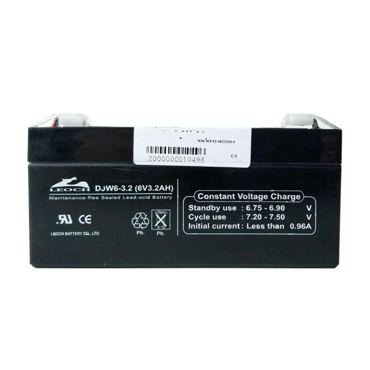 แบตเตอรี่แห้ง 6V 3.2Ah รุ่น DJW6-3.2 - แบตเตอรี่แห้ง 6 โวลต์ 3.2 แอมป์ ...