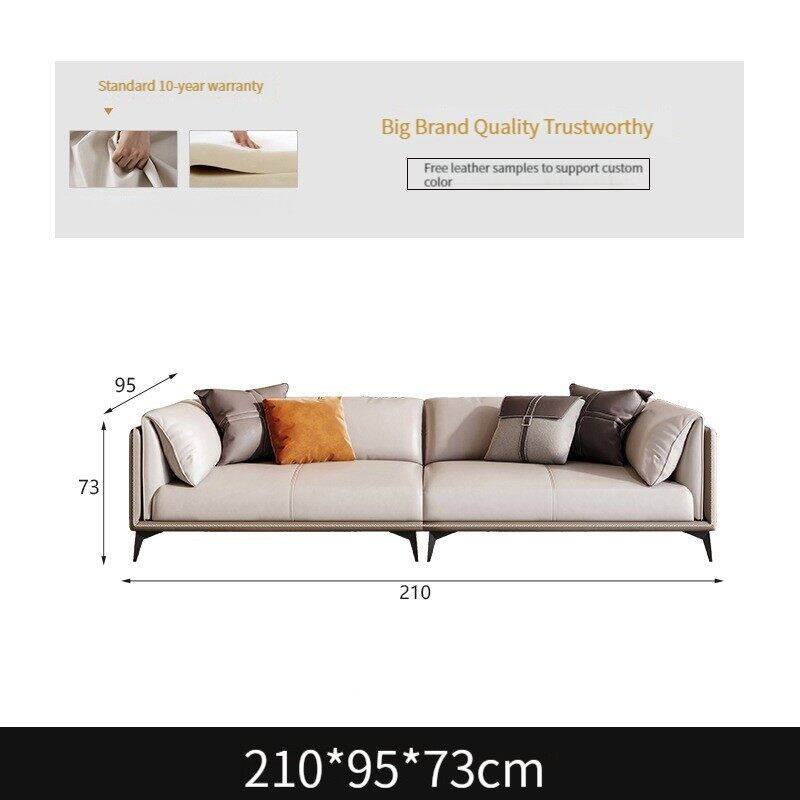 TATA HOME Revive | Florence Sofa genuine leather living room Italian ...