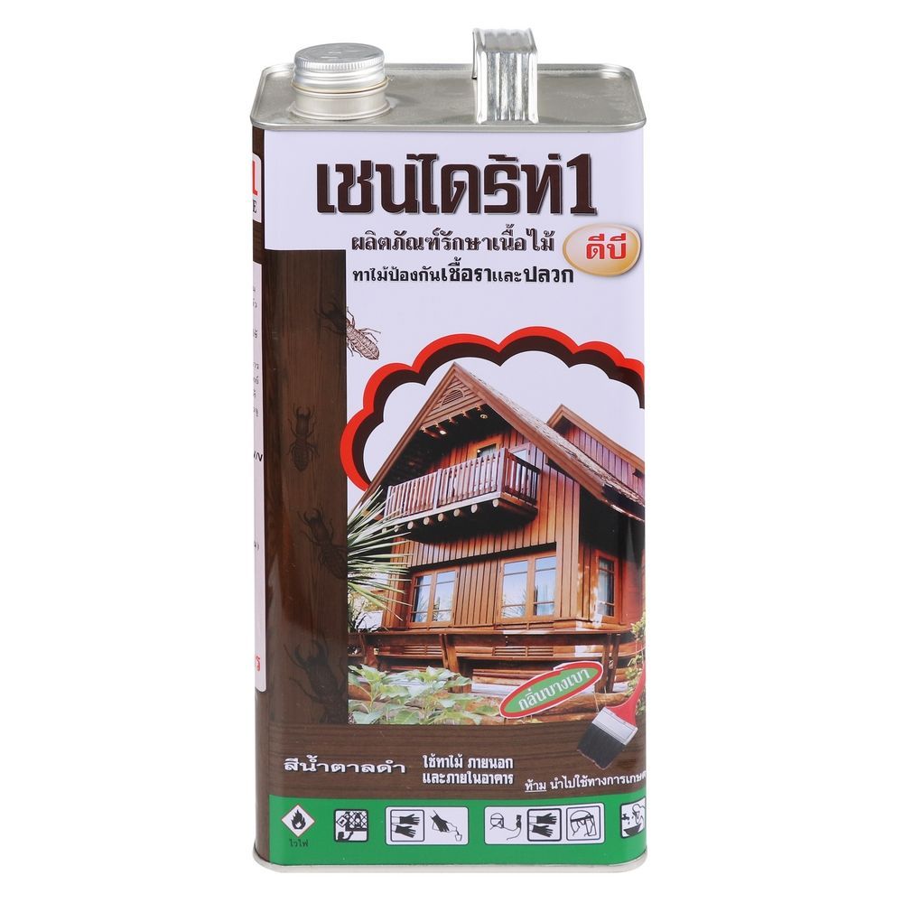 น้ำยากำจัดปลวก SHELLDRITE สีน้ำตาลดำ 5 ลิตร - changecrop - ThaiPick