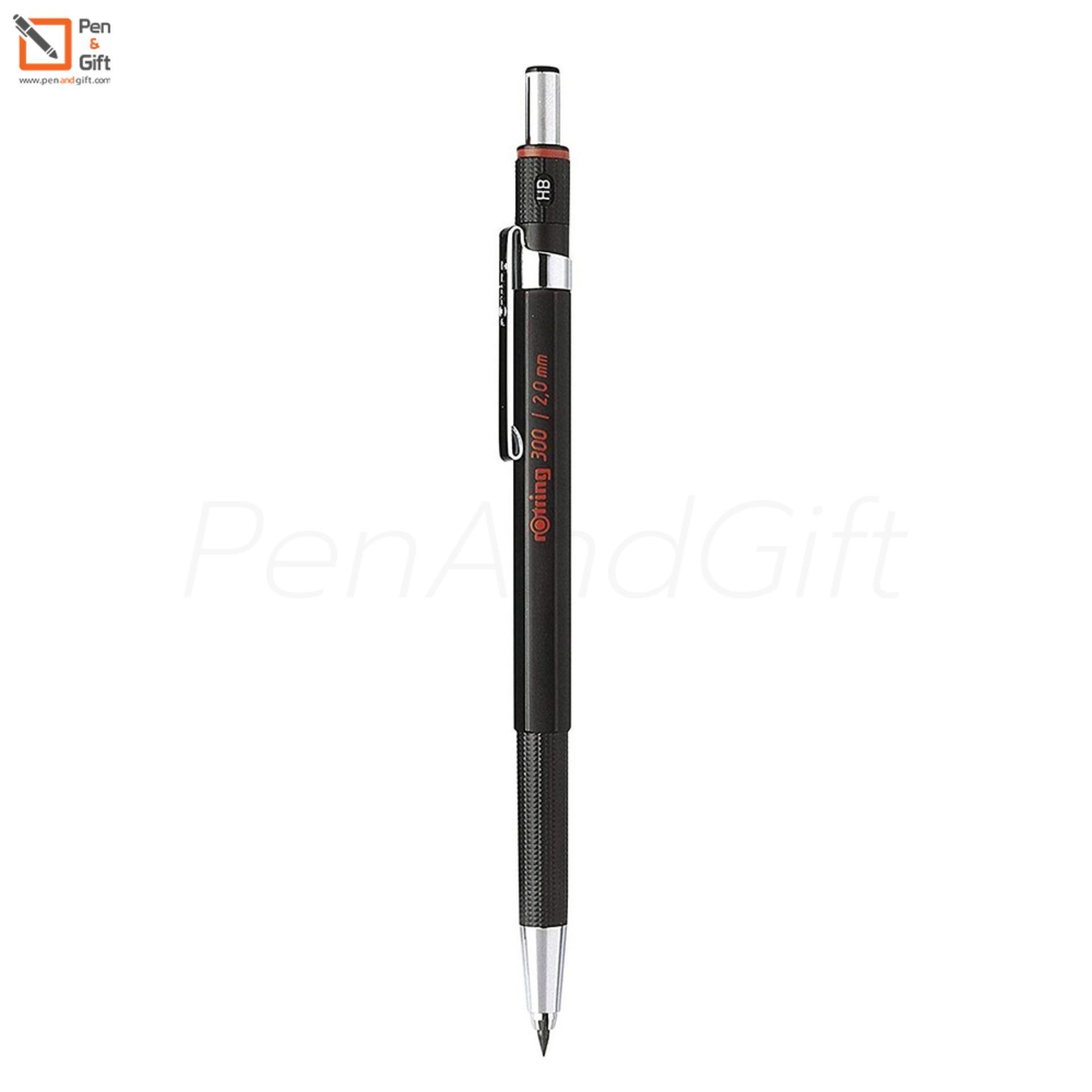 Rotring 300 Mechanical Pencil 2.0 mm Black Barrel – ดินสอกดเขียนแบบ รอ ...