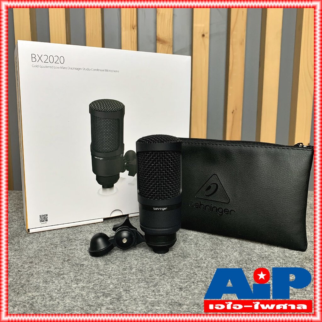 BEHRINGER BX2020 ไมค์สตูดิโอ BX-2020 BX 2020 Condenser Microphone มโคร ...