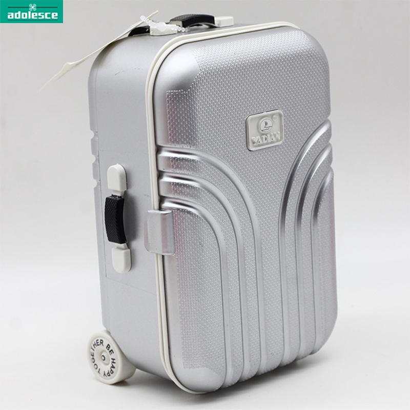 AD【ready stock】Cute Plastic Rolling Suitcase Mini Luggage Box for BJD ...