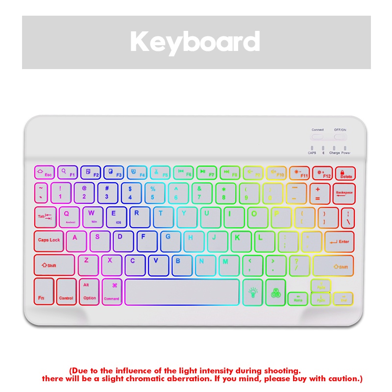 Spot GOOJODOQ【คีย์บอร์ดไทย】ใหม่แบ็คไลท์ไล่โทนสี Bluetooth keyboard ...