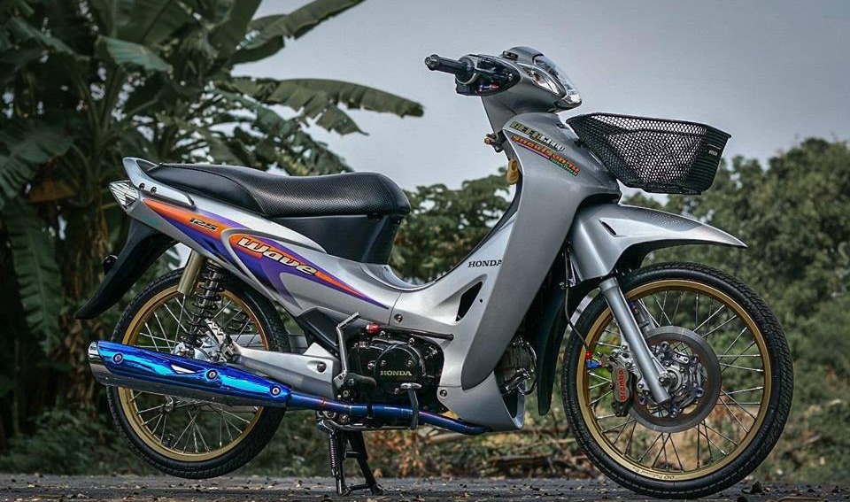 สติ๊กเกอร์ฮอนด้า สติ๊กเกอร์เวฟ Sticker HONDA WAVE 125 ปี 2002 รุ่น 1 ...