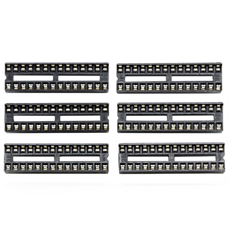 66Pcs/Lot DIP IC Sockets Adaptor Solder Type Socket Kit 6,8,14,16,18,20 ...