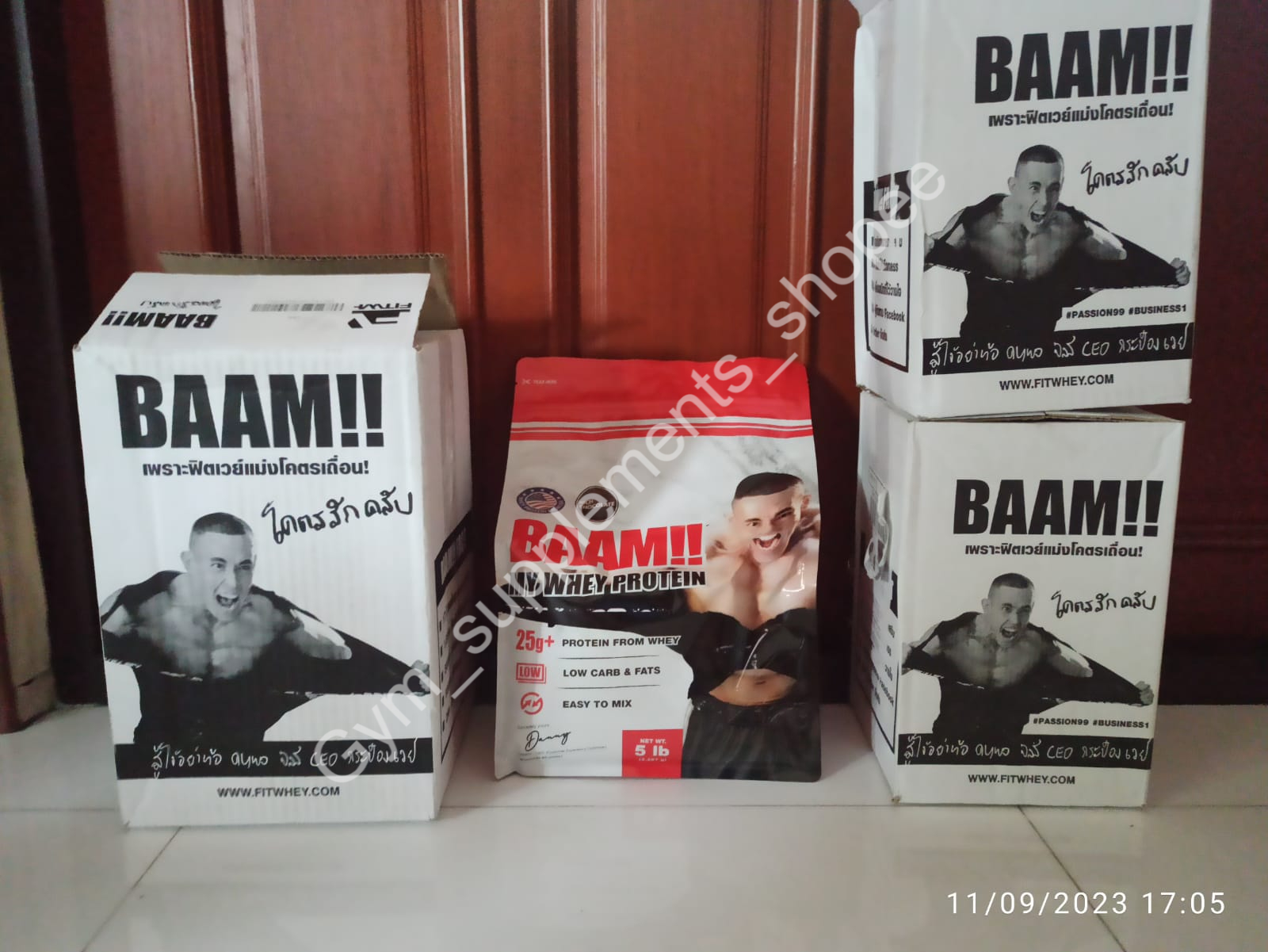 BAAM MY WHEY PROTEIN 5 LBS เวย์โปรตีน เติมคลังสินค้าทุกเดือนวันที่ 15 ...