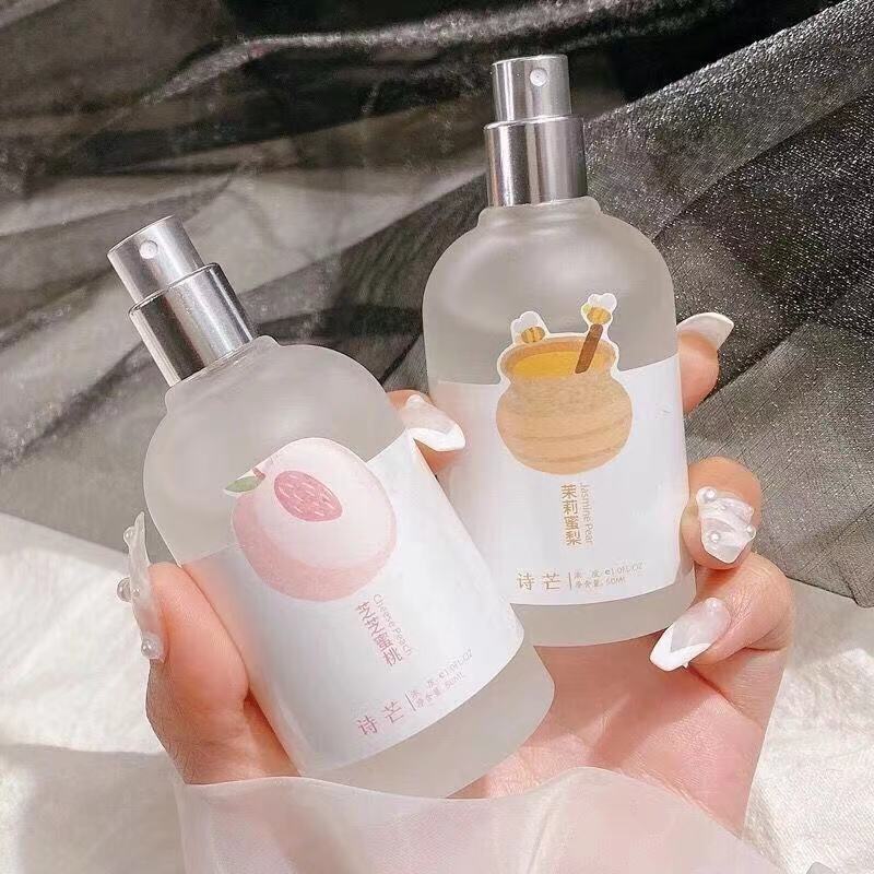 พร้อมส่งจากไทย! น้ำหอม Shi Mang แท้! Body mist สำหรับผิว ฝาไม้ น่ารัก ...