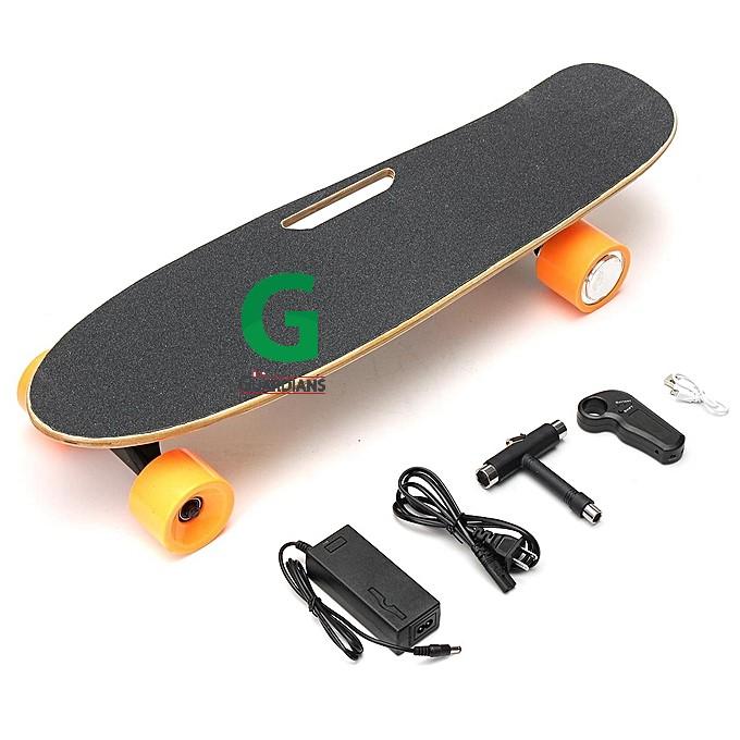 สเก็ตบอร์ดไฟฟ้า 4 ล้อ (New Electric 4 Wheels Longboard Wireless Remote ...