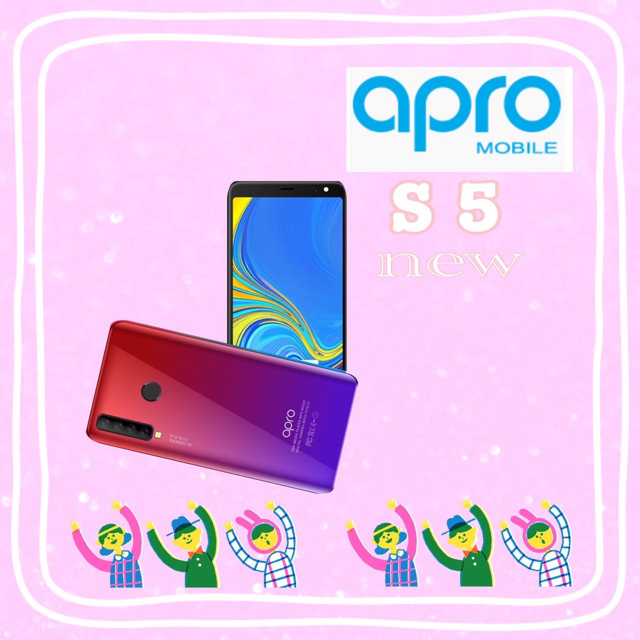 apro รุ่นS5 new Smart Phone หน้าจอใหญ่ถึง 6.0 นิ้ว ROM 32 GB RAM 3 GB ฝาหลังเงางามไปด้วยสีทรูโทน ...