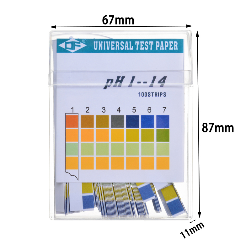 NEW 100 STRIPS แถม 2 เล่ม กระดาษลิตมัส ยี่ห้อ DF UNIVERSAL TEST PAPER ...