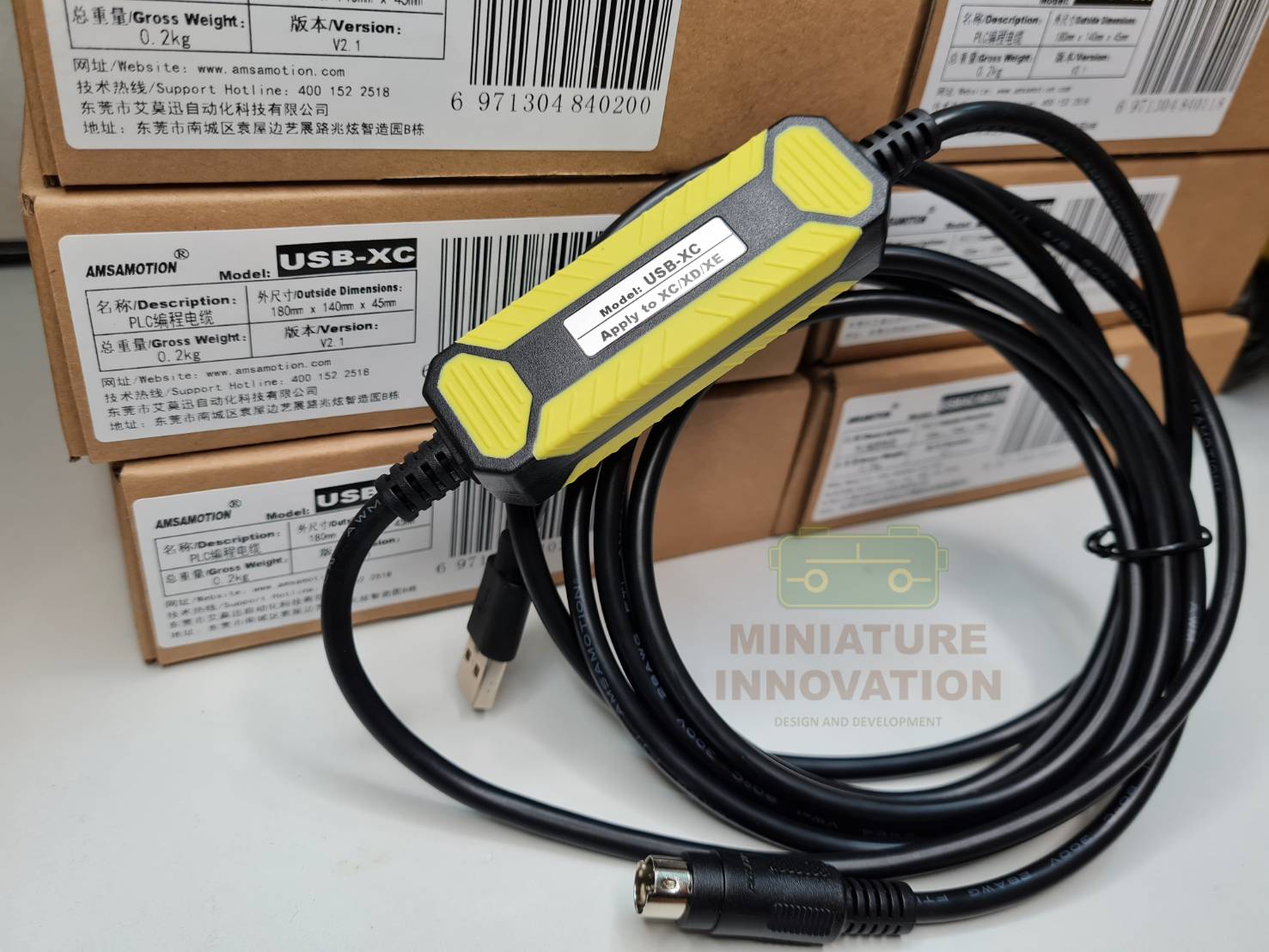 USB-XC สายสำหรับ Xinje XC1/XC2//XC3/5 ซีรี่ส์ Xinje PLC programming ...