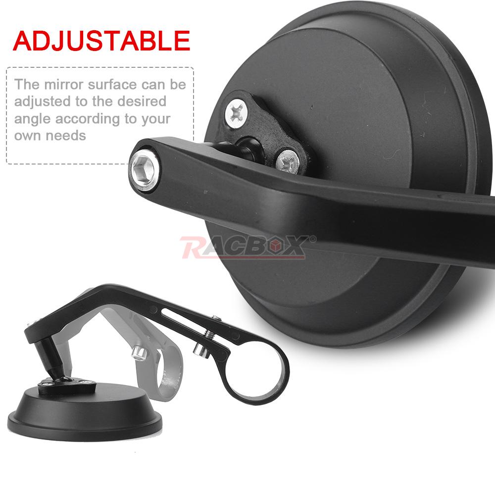Universal 7 8 Round Bar End Rear Mirrors Moto Motorcycle Motorbike