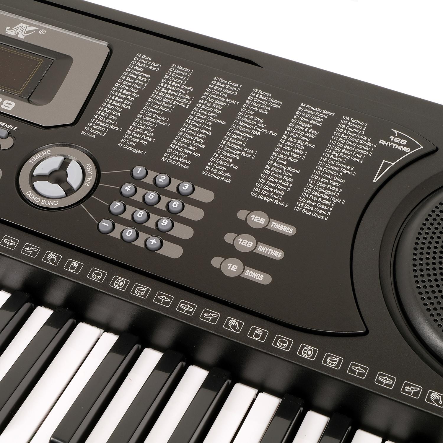 MK คีย์บอร์ด 61 คีย์ ใส่ถ่านเล่นได้ รุ่น MK-2089 (61 Key Electronic ...