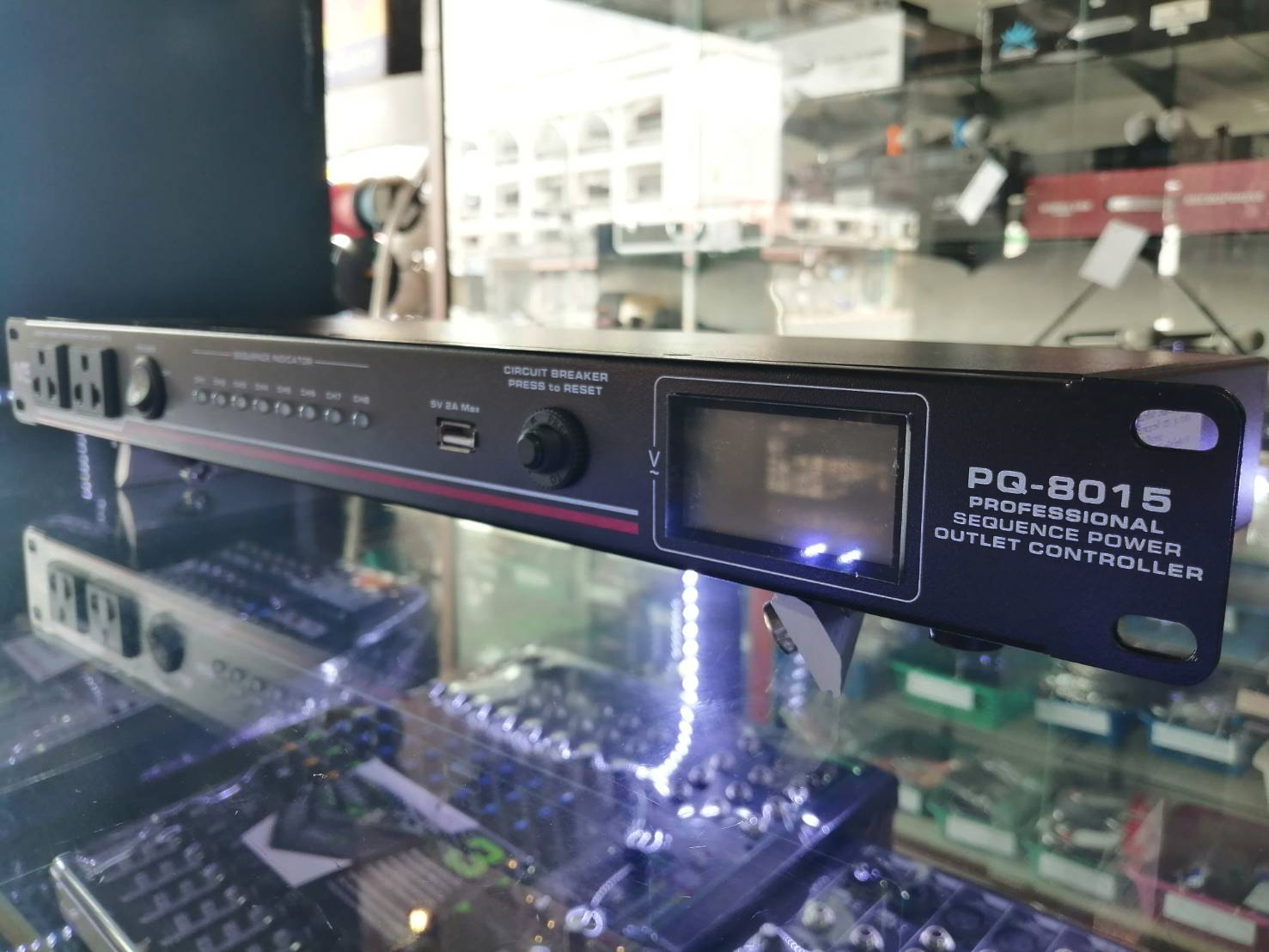 NTS : PQ-8015 Sequence Power Distributor ปลั๊กไฟติดแร็ค (แถมฟรี หลอกไฟ LED 2 ชิ้น) - ATA GLOBAL ...